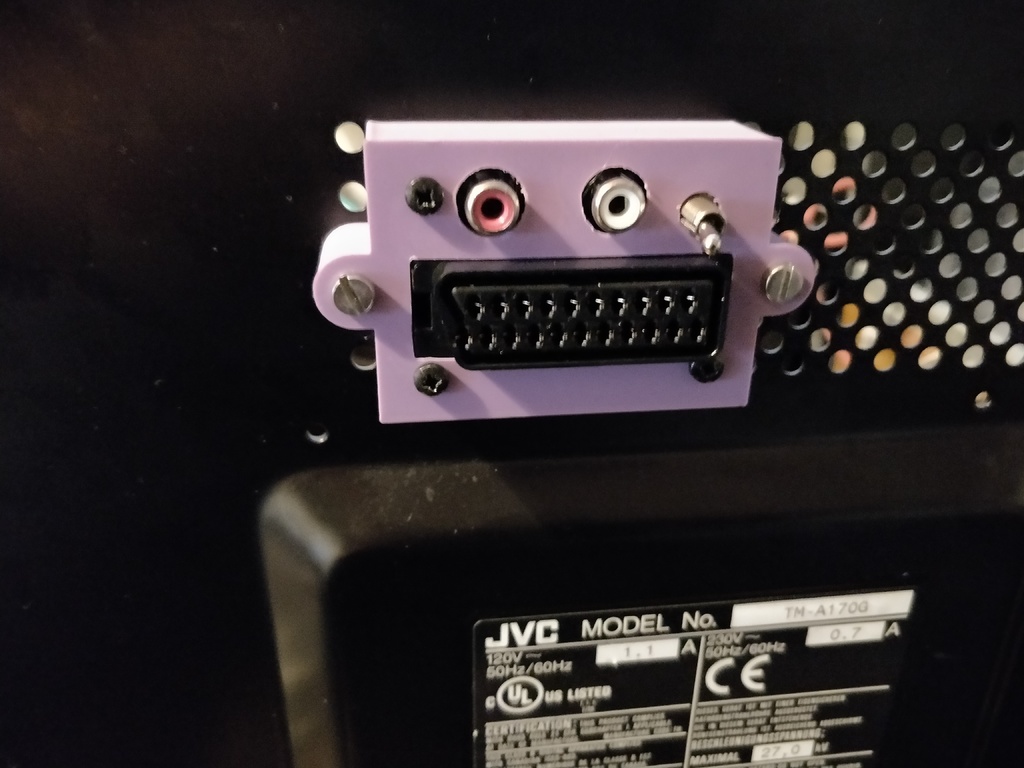 Free 3D file RGB SCART breakout・3D printable model to download・Cults