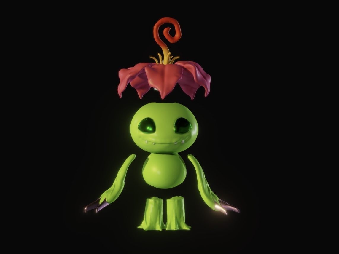 STL file Digimon Adventure Palmon・Model to download and 3D print・Cults