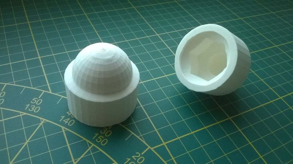 Free STL file Nut Bolt Cover Protection Cap M12・3D printing design to ...