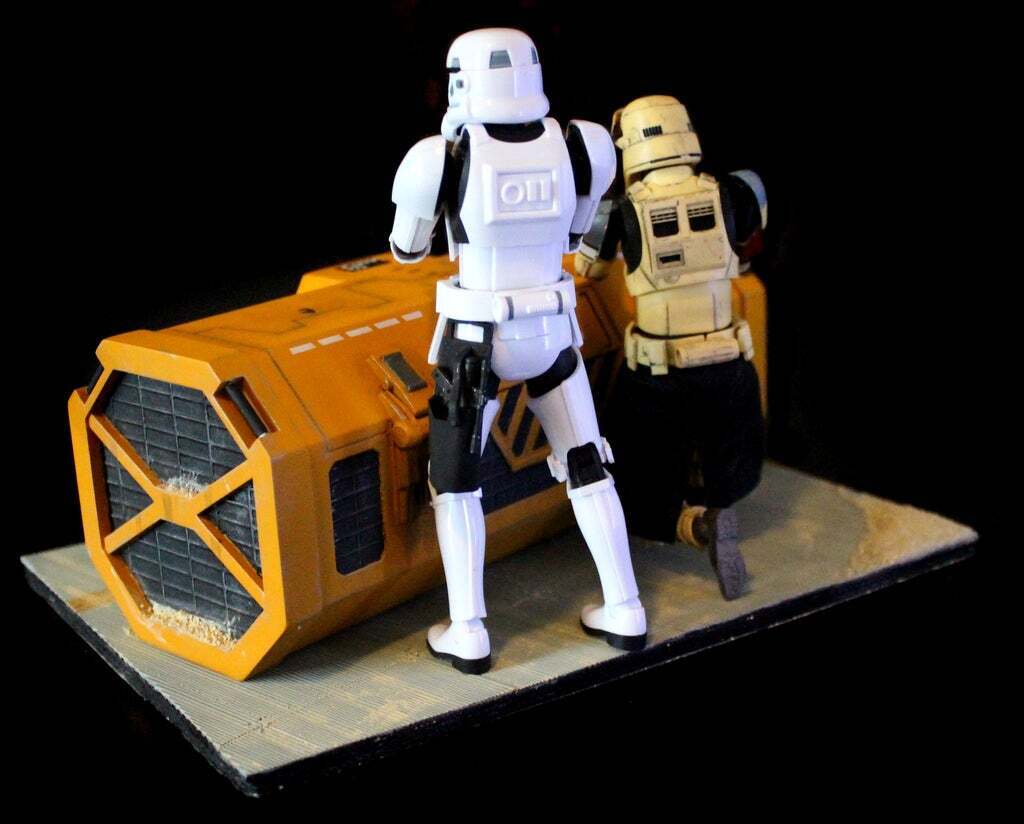 Free STL file Star Wars Rogue One Kyber crystal container 1:12 ⭐・3D ...