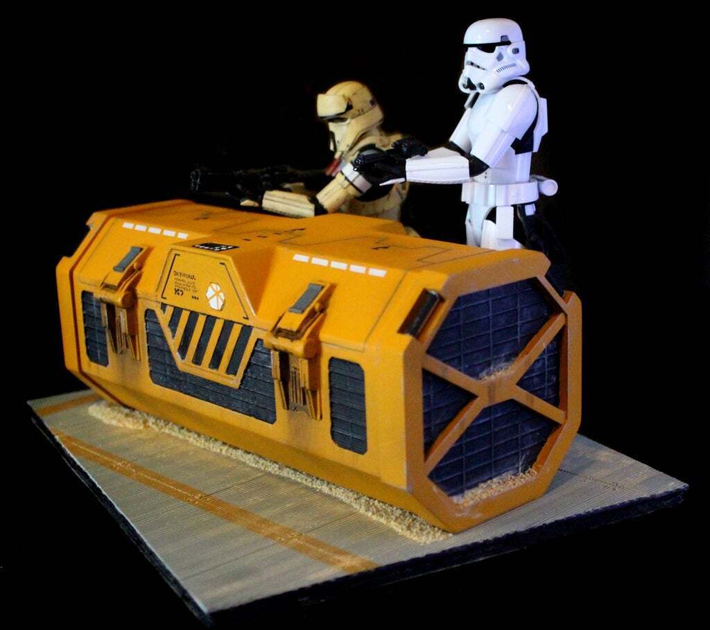 Free STL file Star Wars Rogue One Kyber crystal container 1:12 ⭐・3D ...