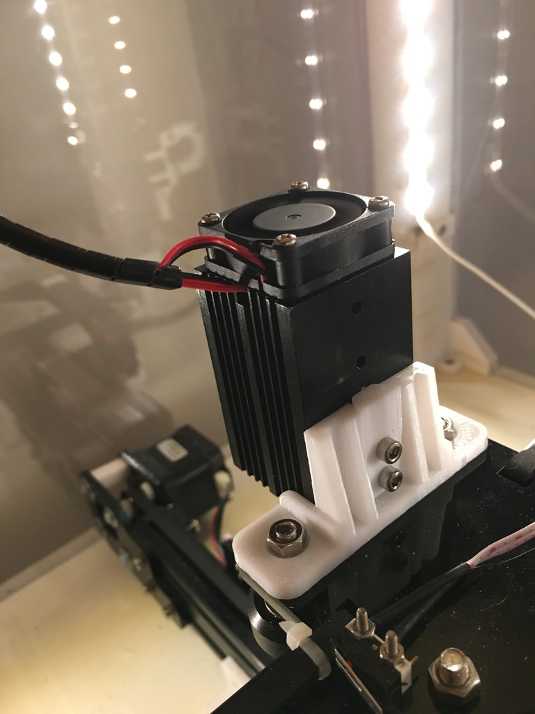 Free 3D file Laser Module backside X carriage mount for Tevo Tarantula ...