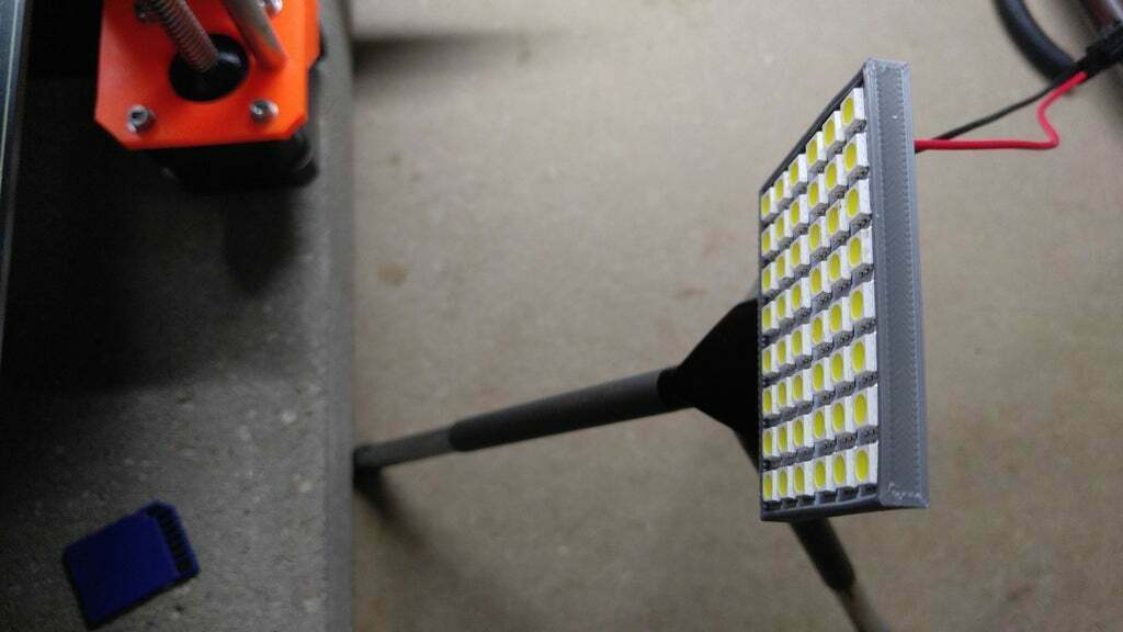 Free STL file 48 SMD LED Panel Case for Tripod Mount 🔧・3D printing ...