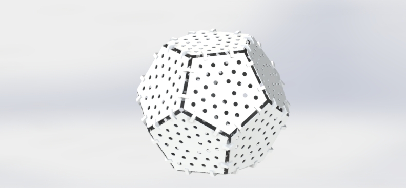STL file WS2811 Dodecahedron 🎄・3D print design to download・Cults