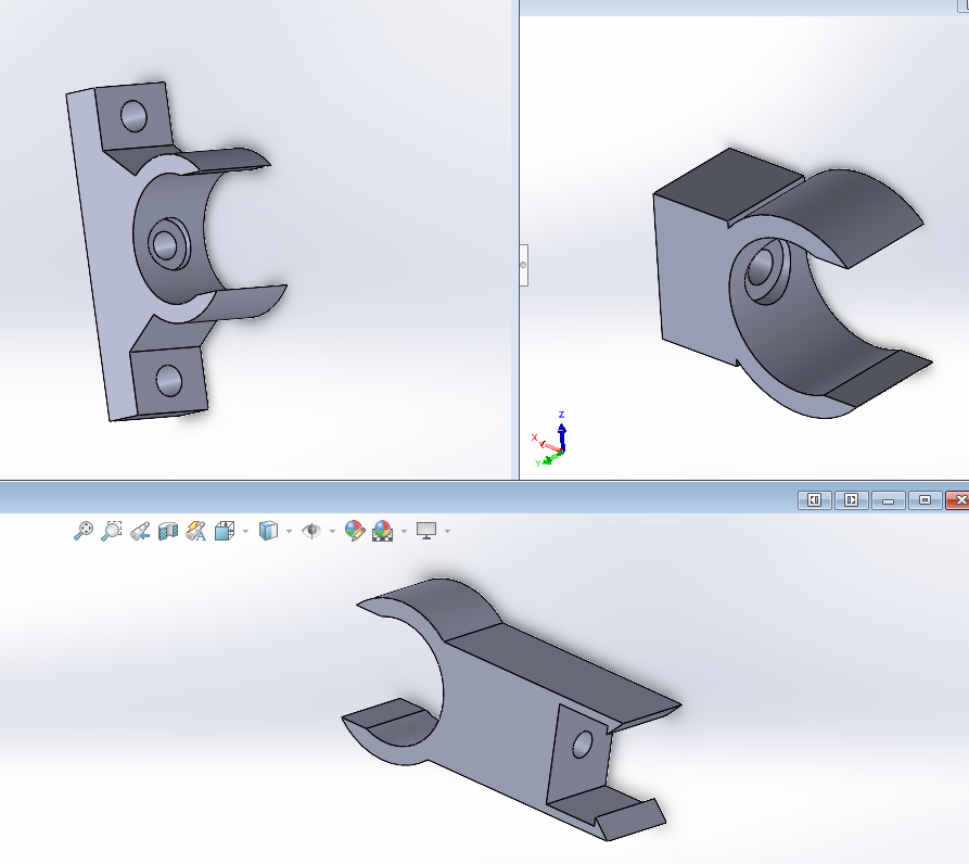 Free STL file Mounting Clips for 1/2" PVC・3D printing template to ...