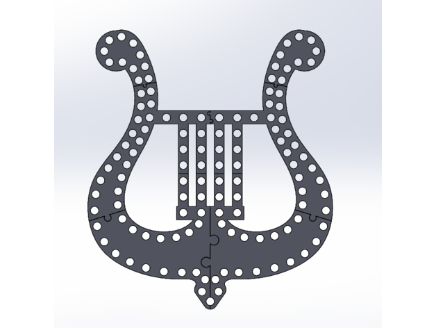 STL file WS2811 Pixel harp・3D printable design to download・Cults