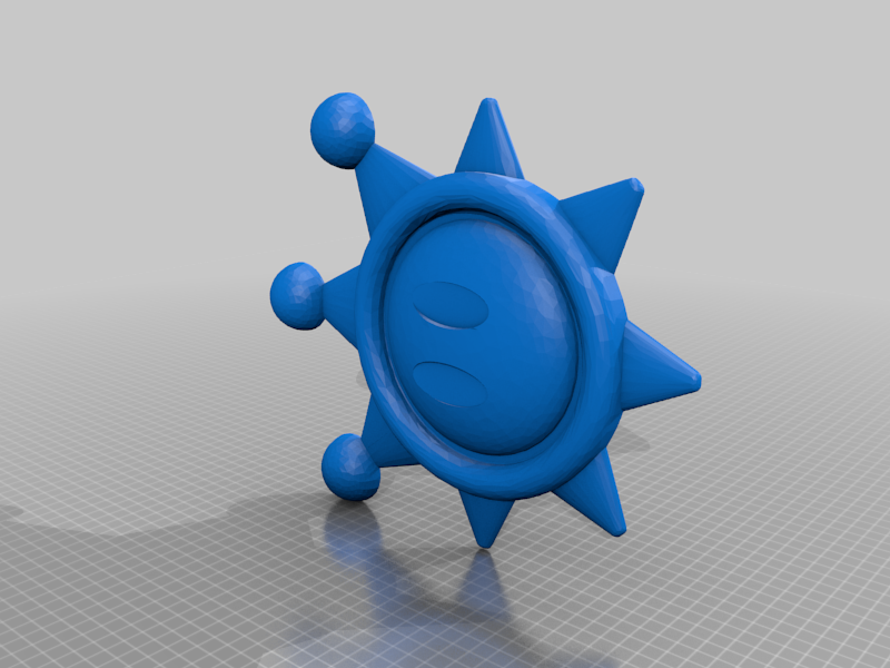 Free STL file Shine Sprite from Super Mario Sunshine SPLIT・3D printable ...