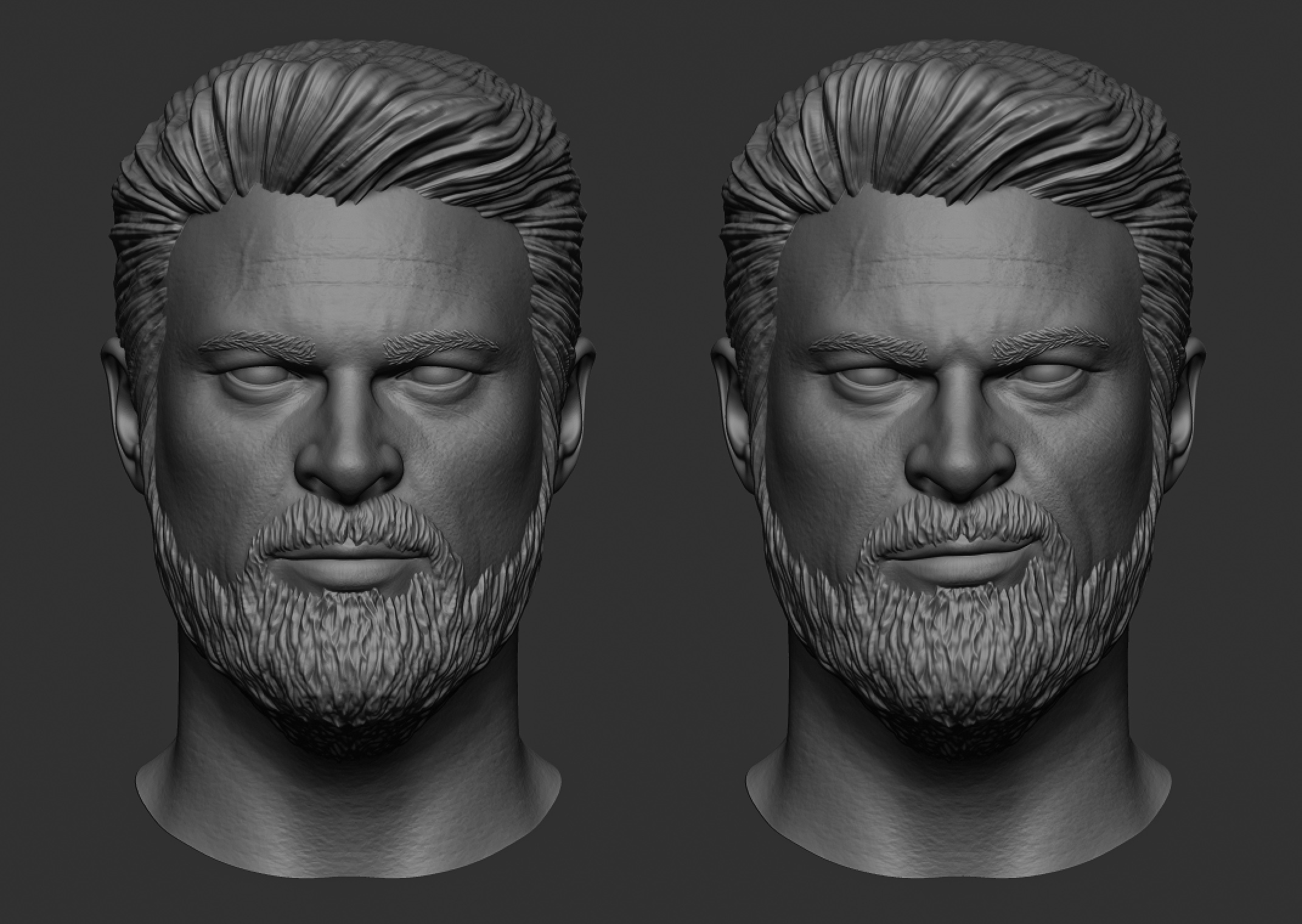 3D file Karl Urban - Butcher head・3D printable model to download・Cults
