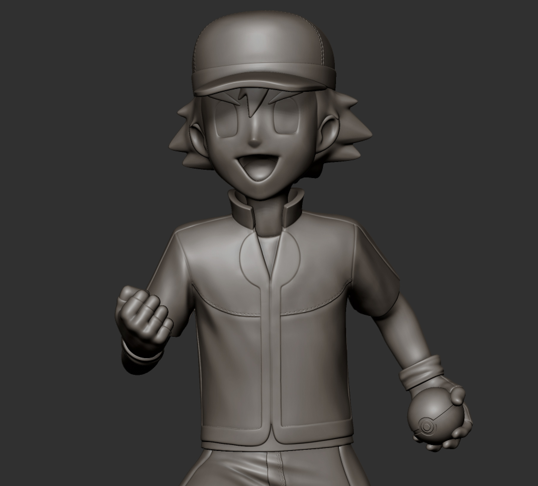 3D file Pokémon - Ash Ketchum・3D printing design to download・Cults