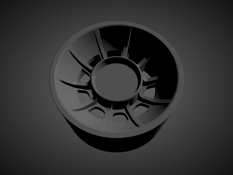 STL file AMERICAN RACING VECTOR GENERAL LEE scalable and printable rims ...