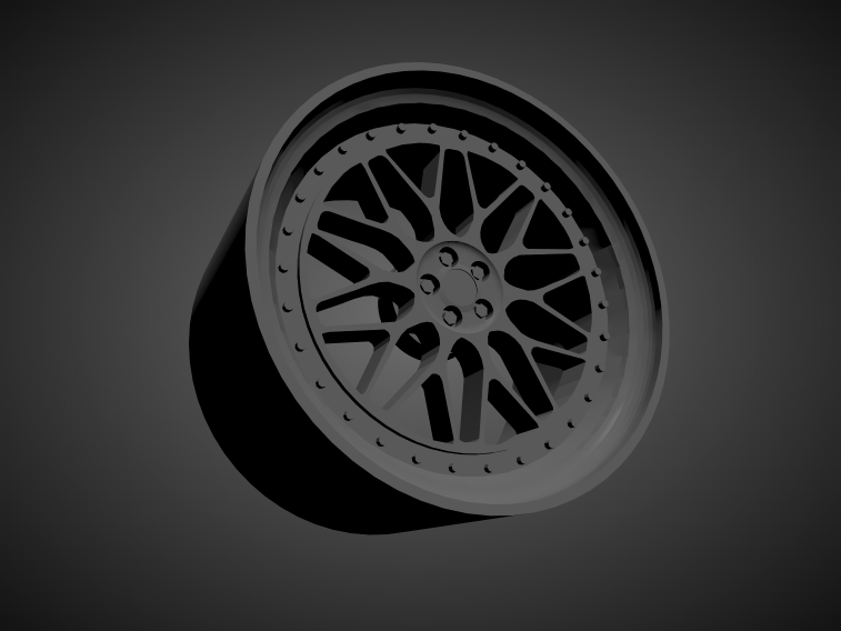 3D file HRE CS300 SCALABLE AND PRINTABLE RIMS・Template to download and ...