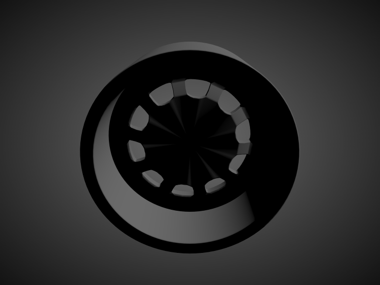 STL file AMERICAN RACING VECTOR GENERAL LEE scalable and printable rims ...