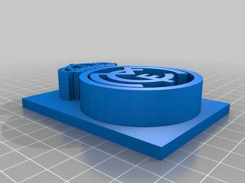 Archivo STL gratis Real Madrid・Modelo imprimible en 3D para descargar・Cults