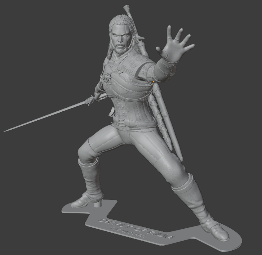 Free STL file Geralt of Rivia ( The Witcher )・Model to download and 3D ...