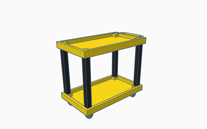 STL file 1/10 TOOL CART・3D printing model to download・Cults