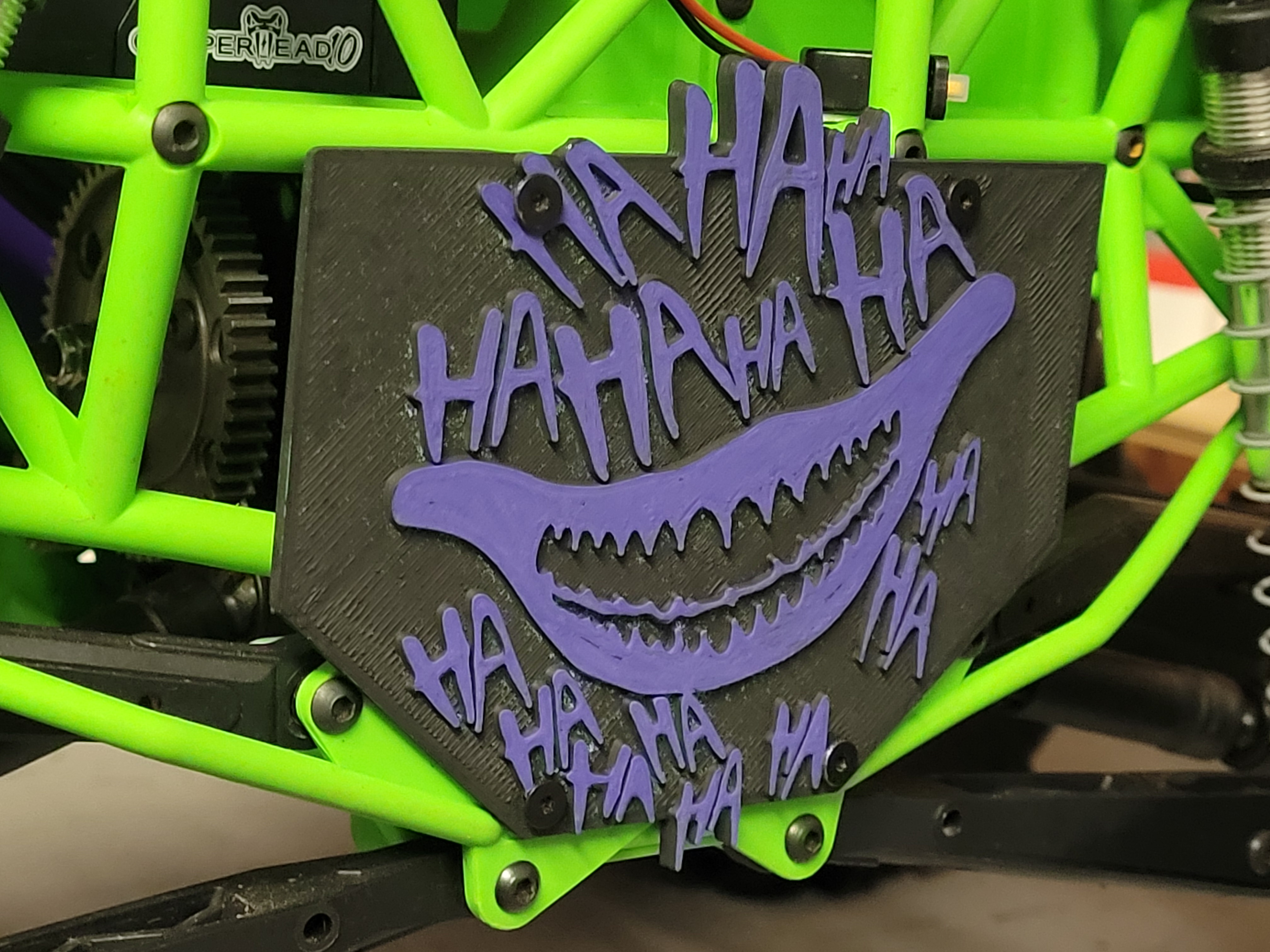 STL file AXIAL SMT10 CHASSIS PLATE joker・Model to download and 3D print ...