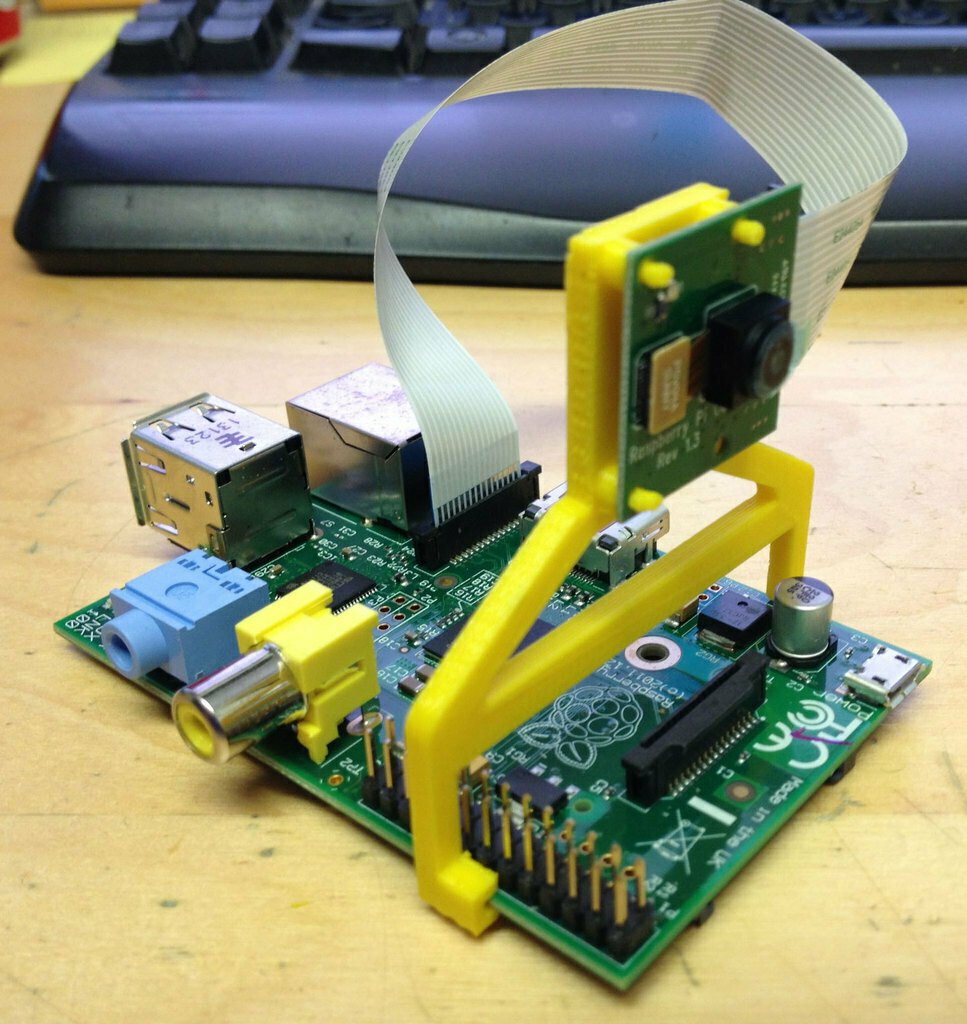 Archivo 3D gratis Raspberry Pi Soporte para cámara・Modelo para ...