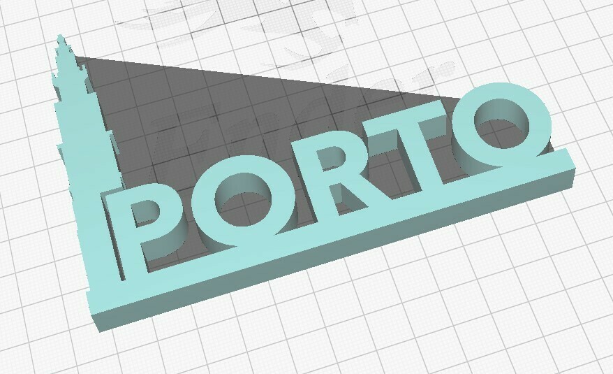 STL file Porto letters landmark decor・Template to download and 3D print ...