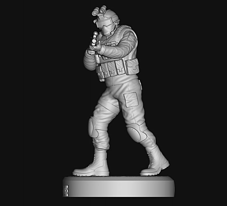 3D file MIL SIM Shadow Company COD Warzone・3D print design to download ...