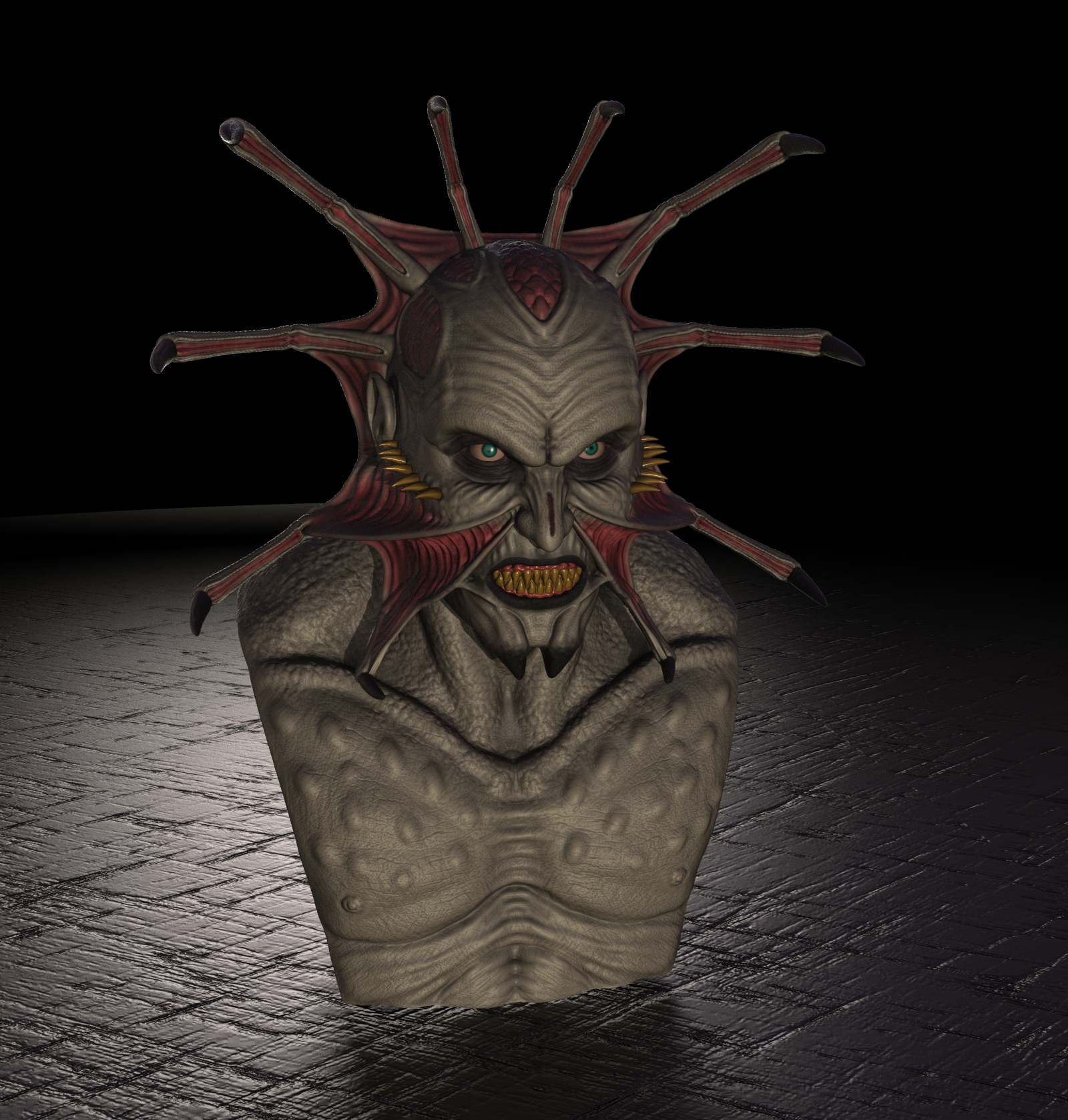 STL file Jeepers Creepers bust・3D printing model to download・Cults