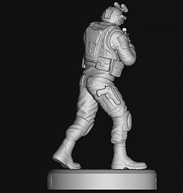 3D file MIL SIM Shadow Company COD Warzone・3D print design to download ...