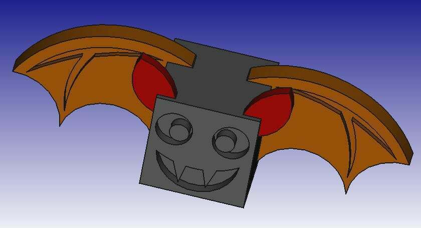 Free STL file Batty 3D Block Zoo 🦇・3D printable model to download・Cults