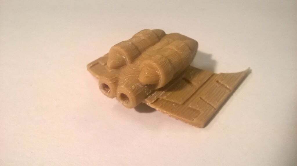 Free STL file Forkfire Space Fighter・3D printing model to download・Cults