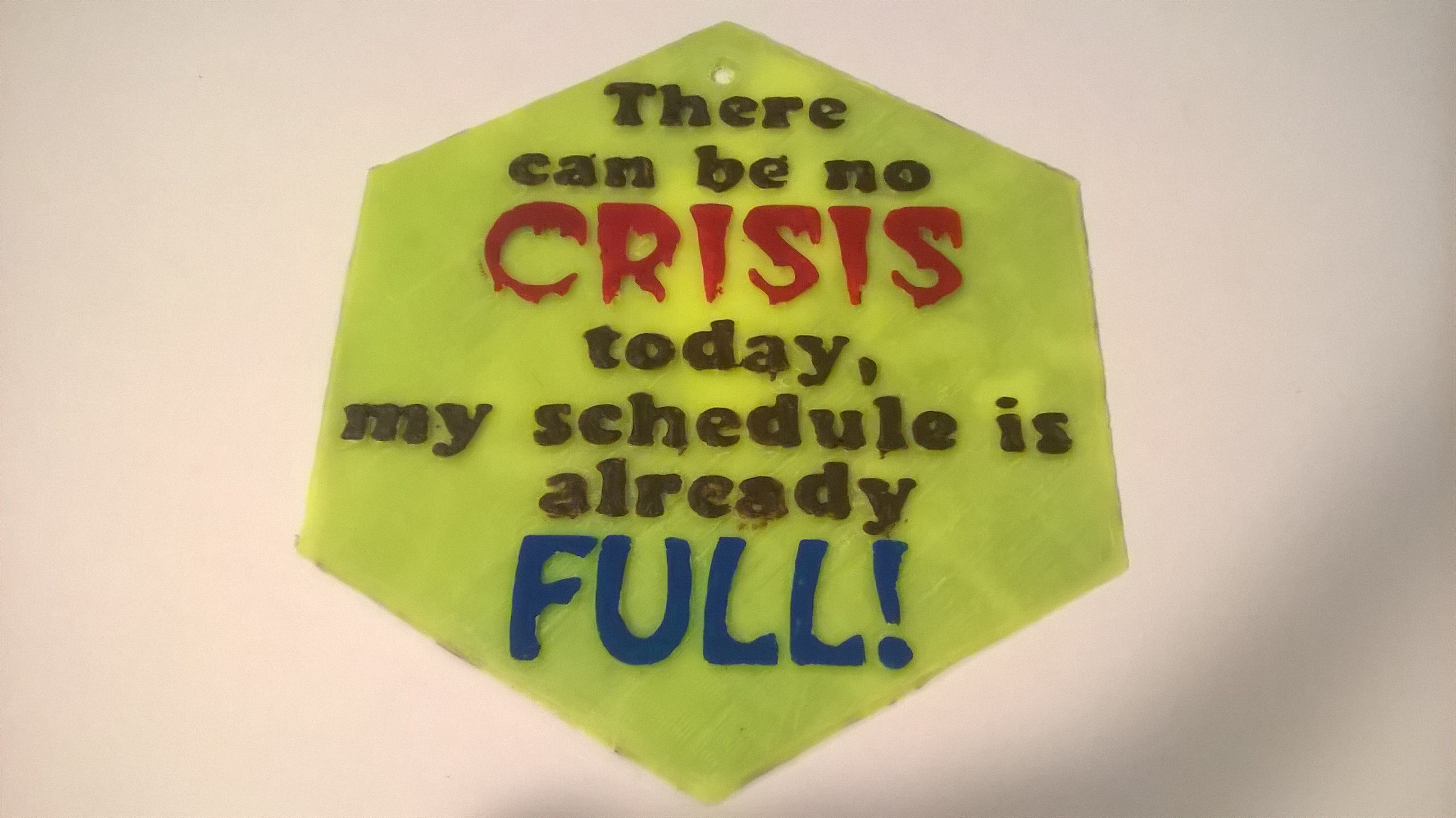 STL file No Crisis Sign・Model to download and 3D print・Cults