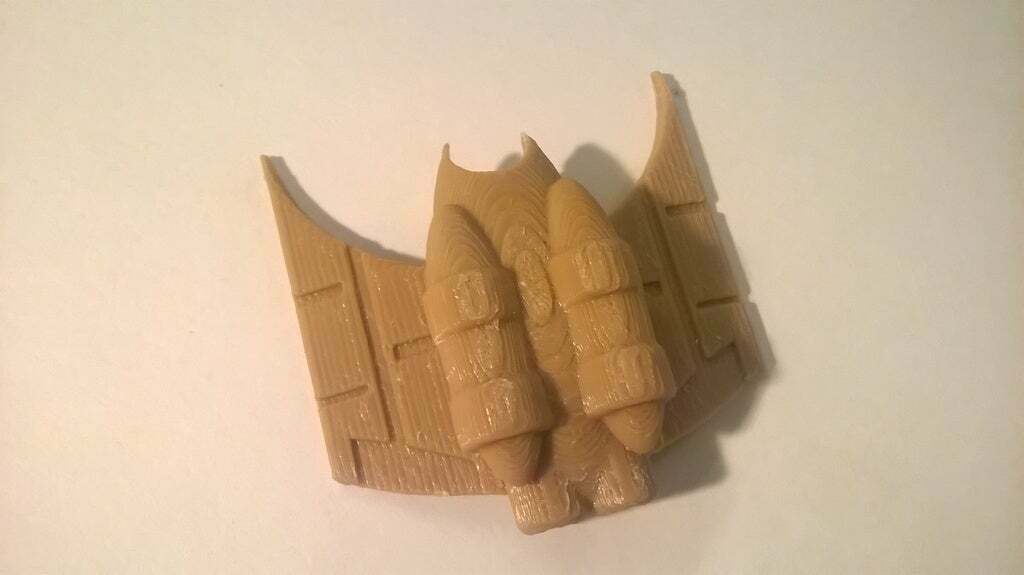 Free STL file Forkfire Space Fighter・3D printing model to download・Cults