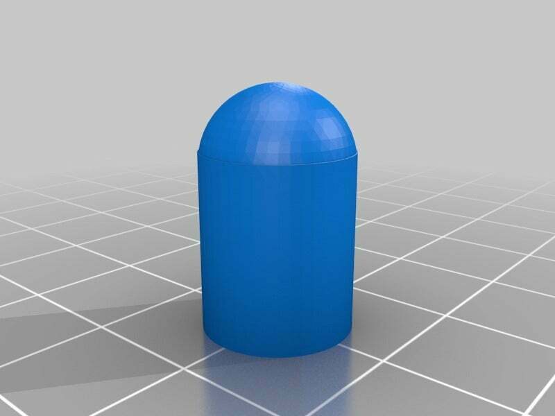 Free STL file 8 mm Threaded Rod End Cap・3D printer model to download・Cults