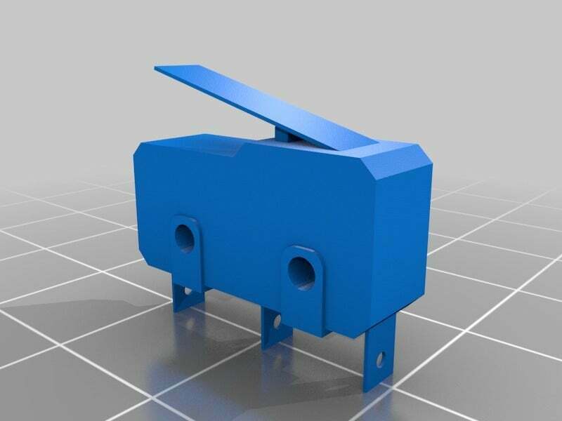Бесплатный STL файл Endstop Limit Switch Mockup・Идея 3D-печати для ...