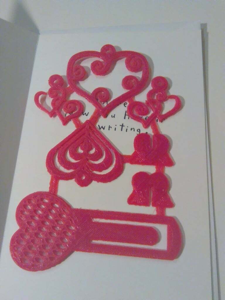 Free STL file Valentine's Card Insert 🔖・3D printable design to download ...