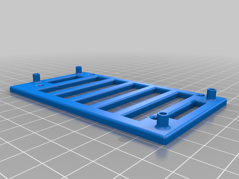 Free STL file Meanwell Power Supply Wall Mount with Power Distro / Dig ...