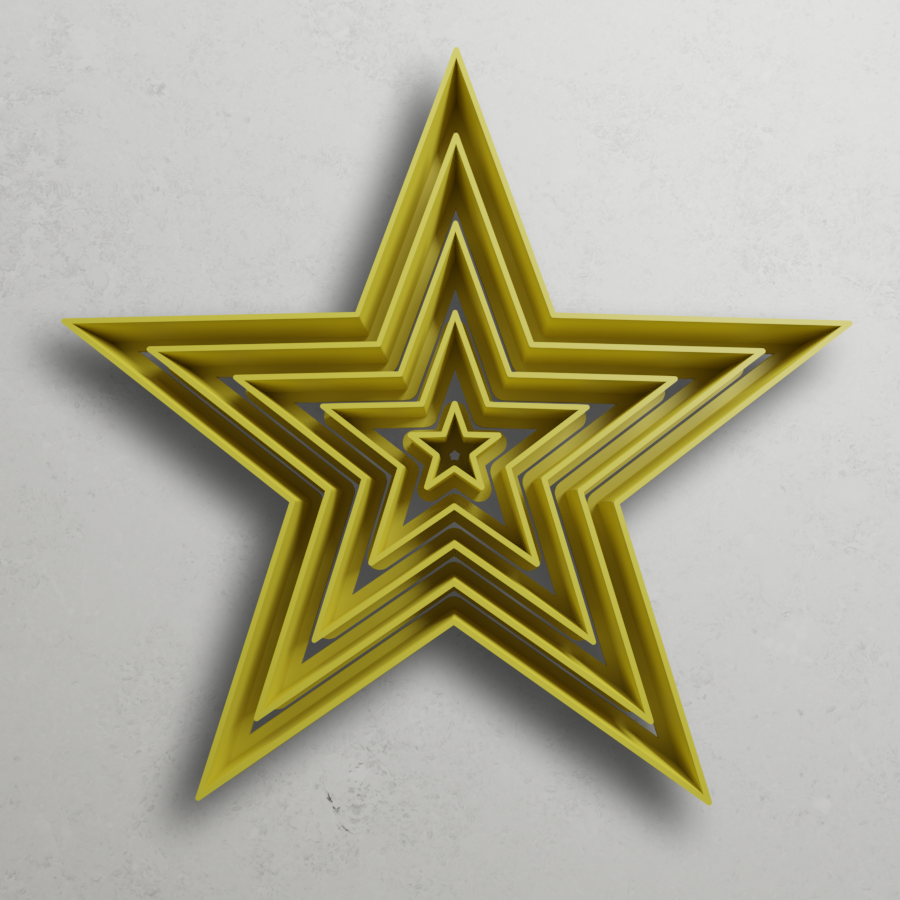 STL file set of stars・Template to download and 3D print・Cults