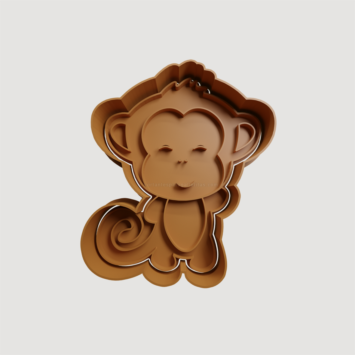 Archivo STL Mono cute・Modelo para descargar y imprimir en 3D・Cults