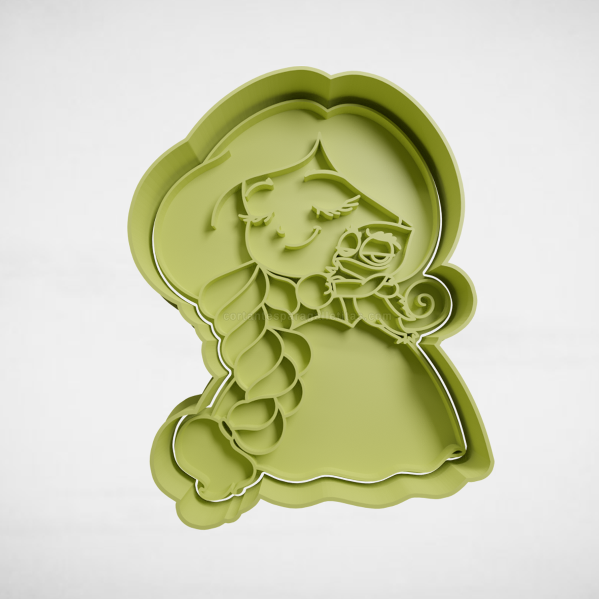 STL file Princess Rapunzel・3D print model to download・Cults