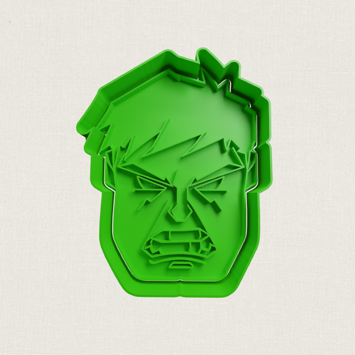 STL file Hulk face・Model to download and 3D print・Cults