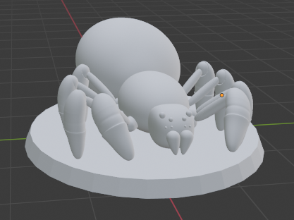 OBJ file Spider Kumo Taratect・Model to download and 3D print・Cults