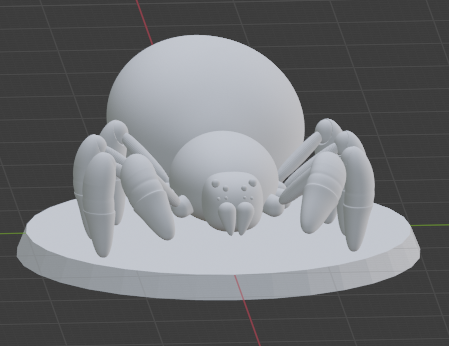 OBJ file Spider Kumo Taratect・Model to download and 3D print・Cults