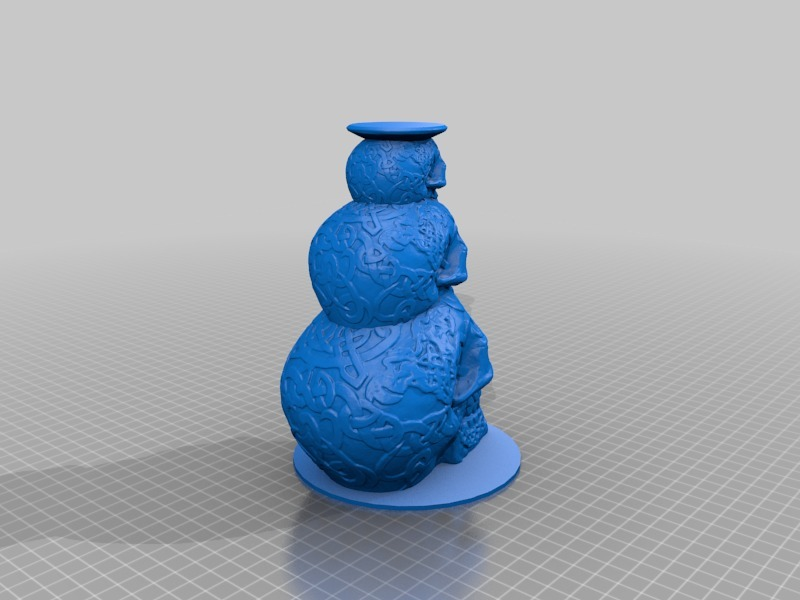 Free 3D file Celtic Skull Stack 💀・3D printable model to download・Cults