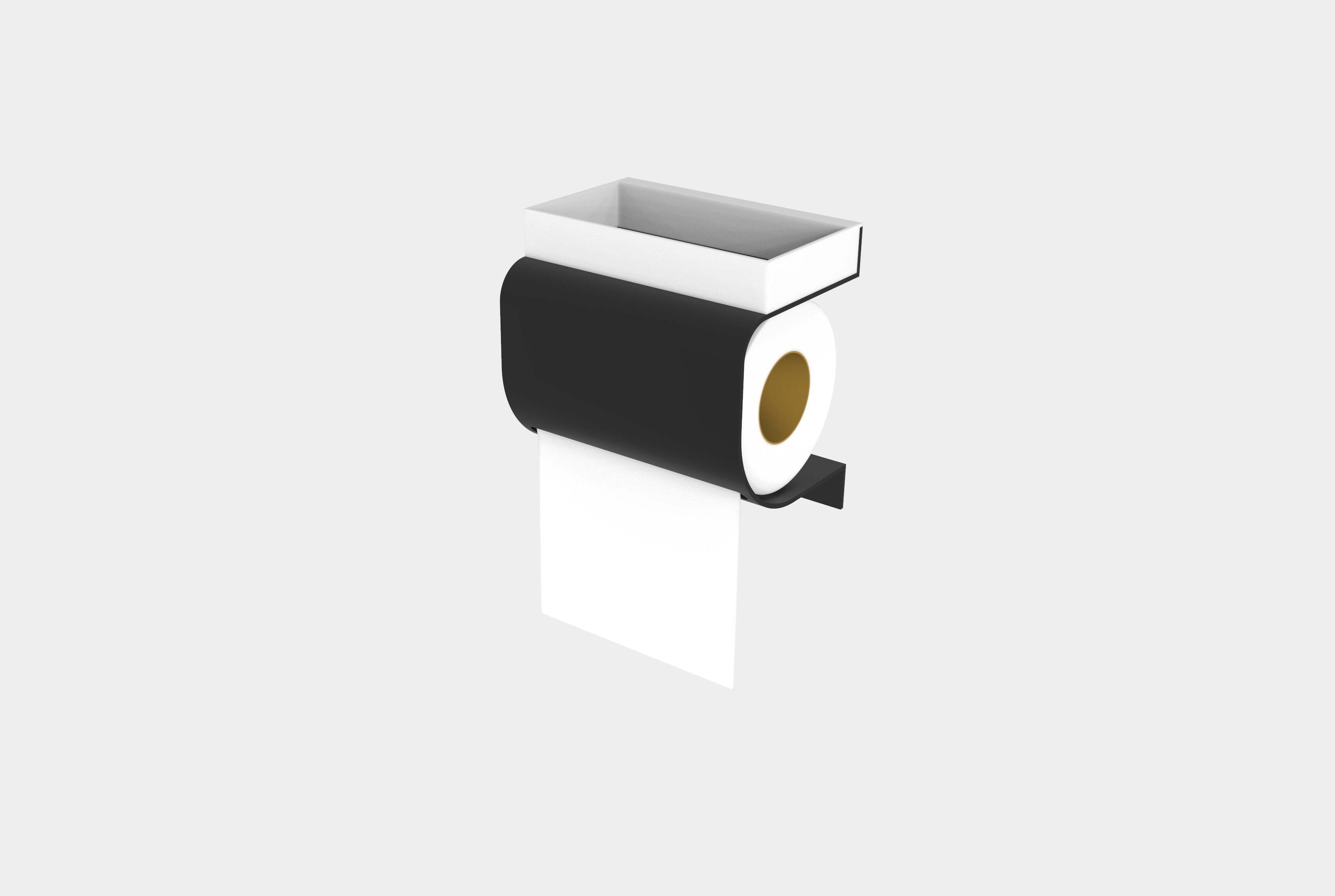 Free STL file Toilet Paper Hanger・3D printable object to download・Cults