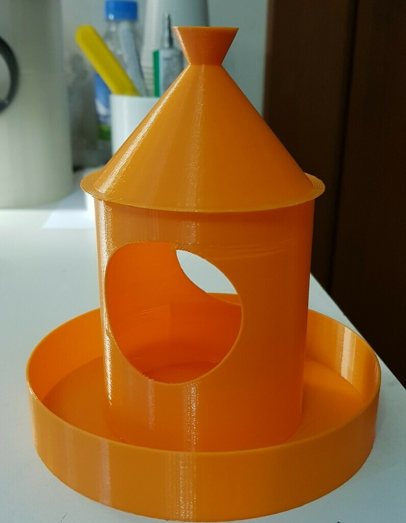 Free 3D file Simple garden bird feeder・Model to download and 3D print・Cults