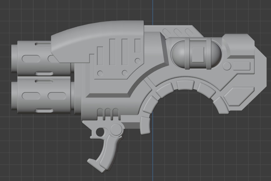 STL file Multi-melta (Necromunda) ⚔・3D printer design to download・Cults