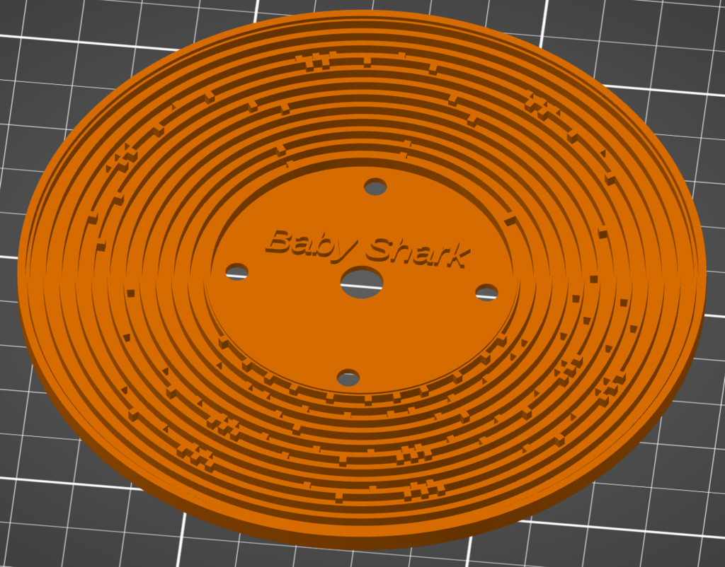 Free STL file Baby Shark Record for the Fisher Price Music Box Record ...