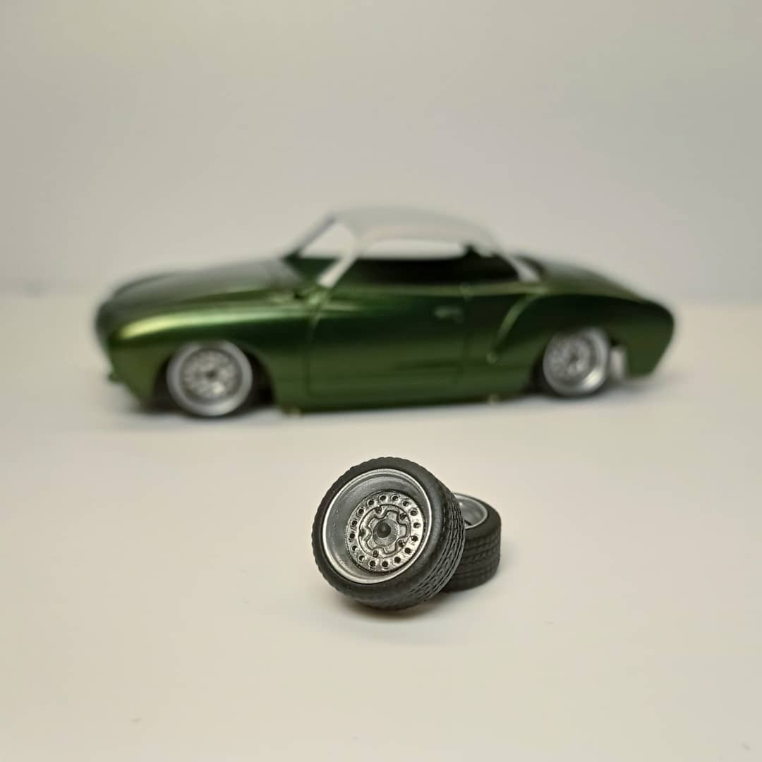 3D printable Speedster Style Wheel, brake and Tire for diecast and RC ...
