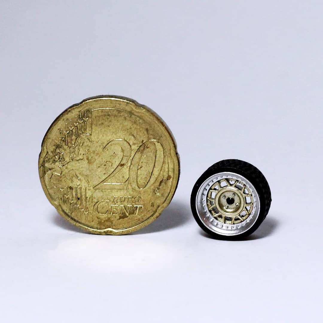 3D printer Custom wheels - VW Snowflake 3pc - wheel set for scale ...