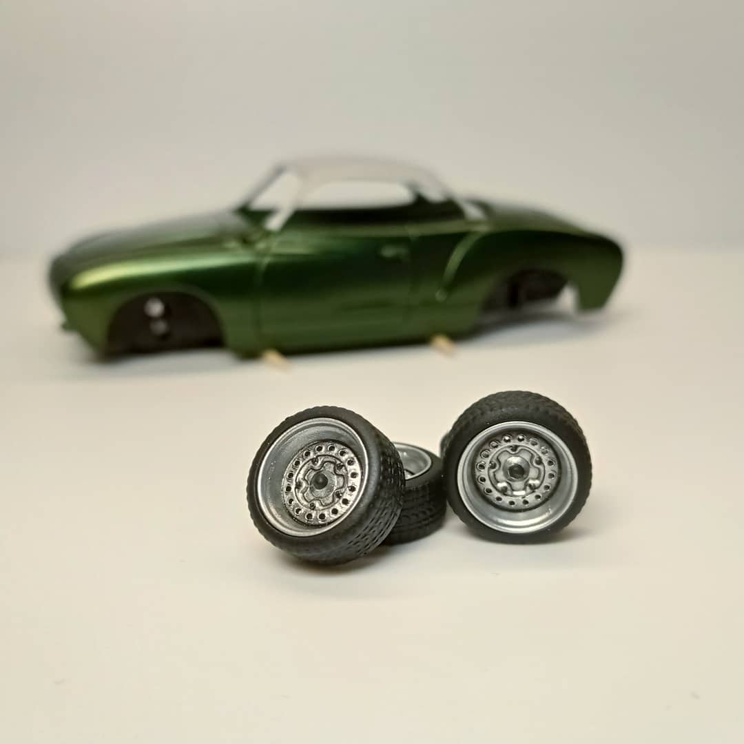3D printable Speedster Style Wheel, brake and Tire for diecast and RC ...
