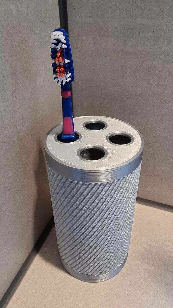 Free STL file Stylish Toothbrush Cup・Template to download and 3D print ...