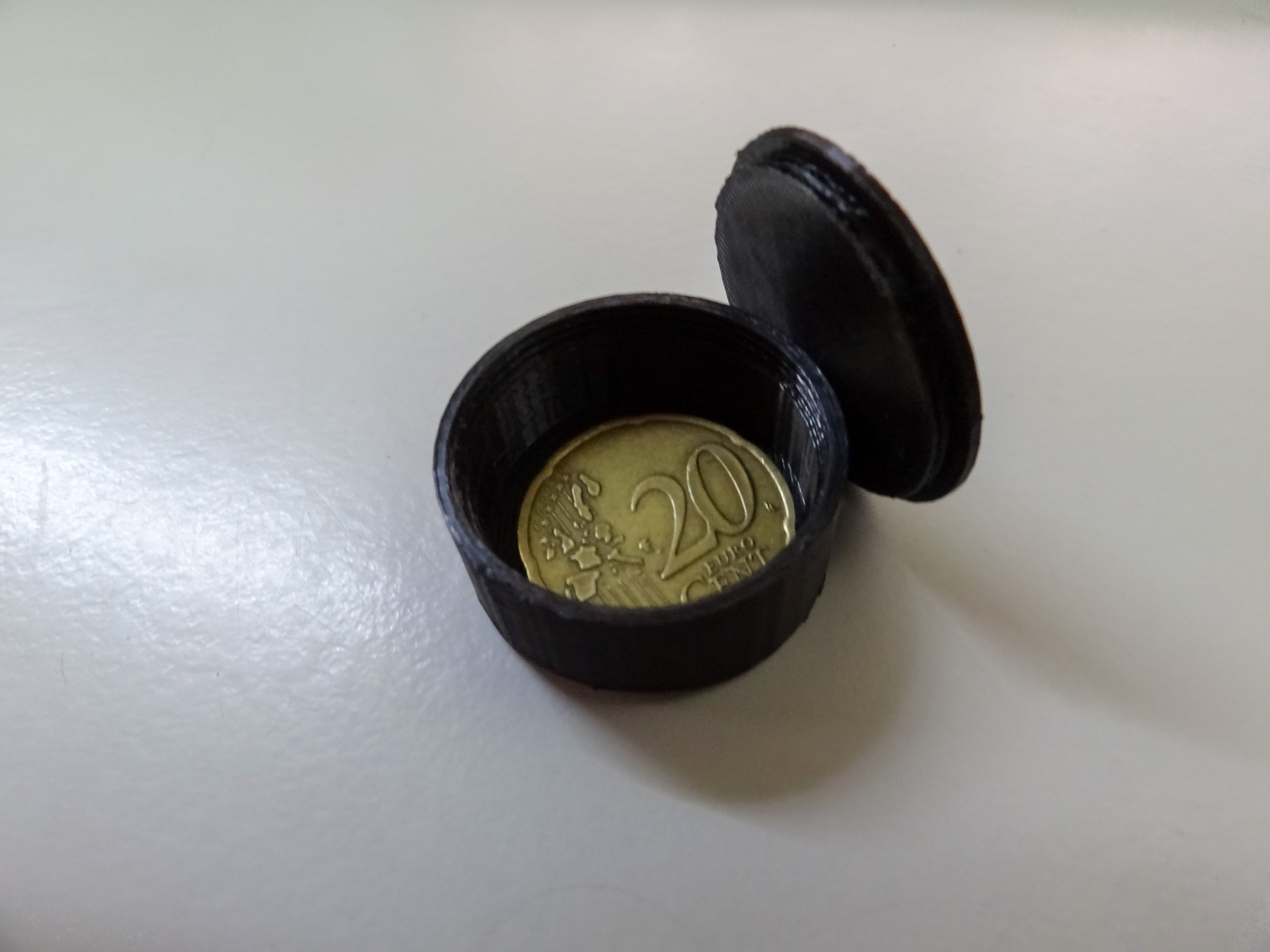 STL file 30mm + 60mm Storage Round Container with Screw・Model to ...