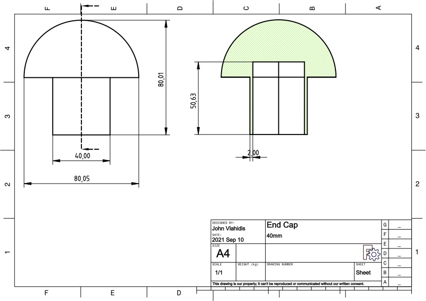 Archivo STL Tapón de seta 40 mm・Modelo imprimible en 3D para descargar ...